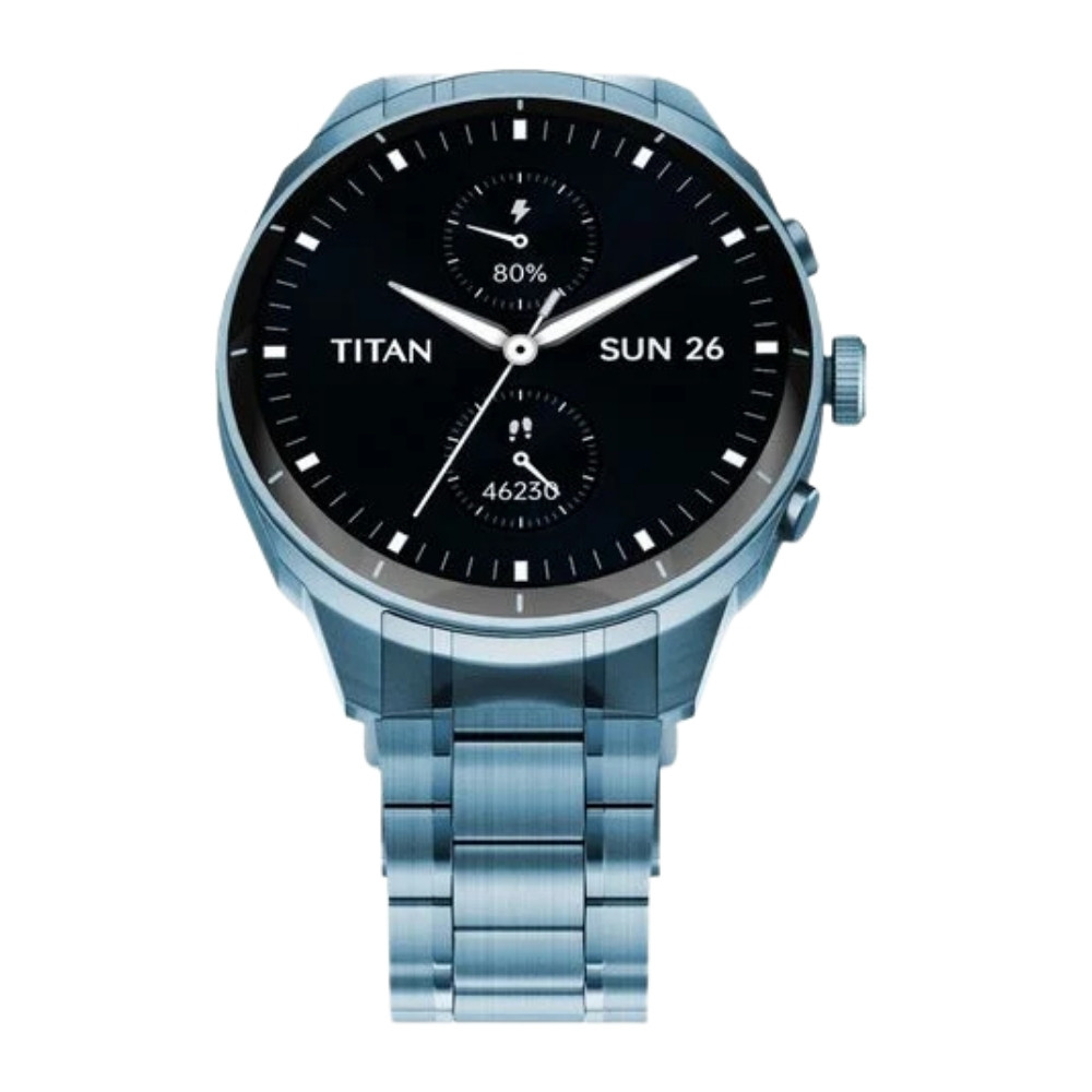 Titan Heritage Premium Smartwatch with All SS Design, 3.6 CM AMOLED ...