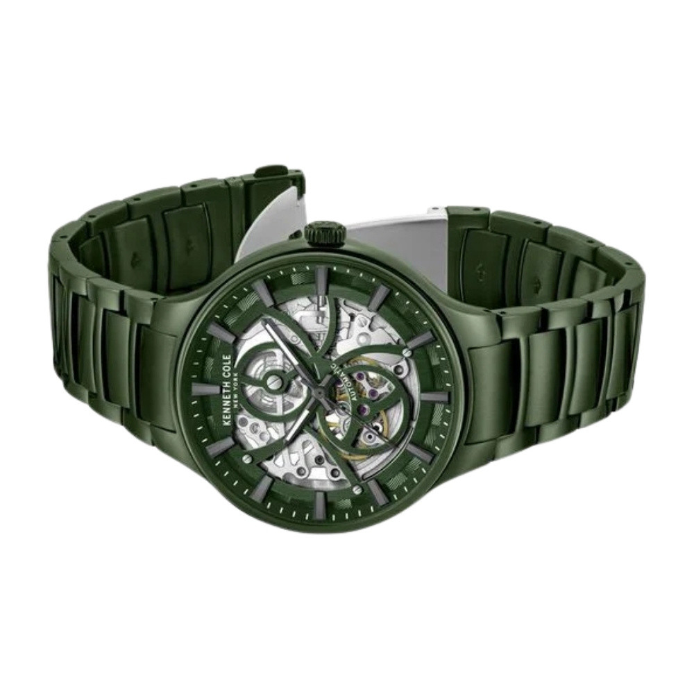 Kenneth Cole Automatic Green Dial Stainless Steel Strap Watch For Men ...