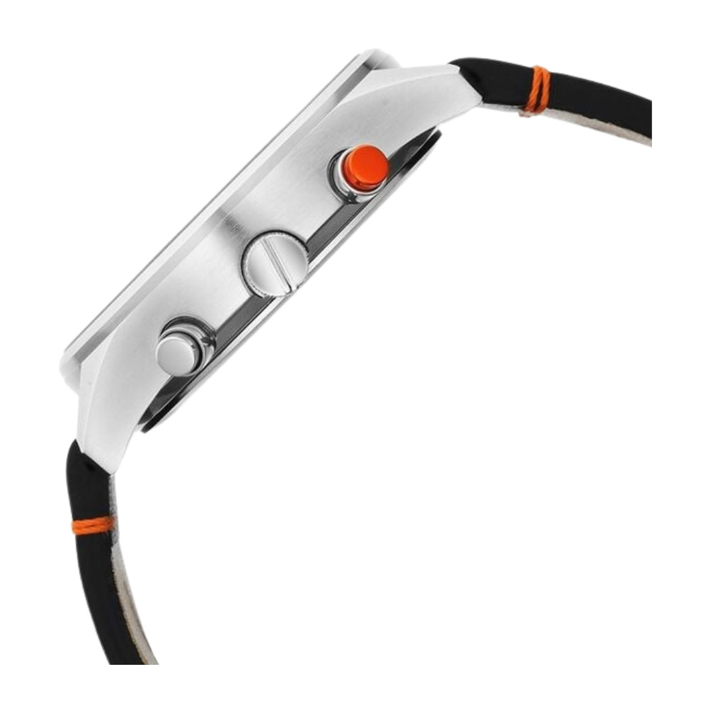 Fastrack Opulence Sun Moon Chronograph Black Dial Black Leather Strap ...